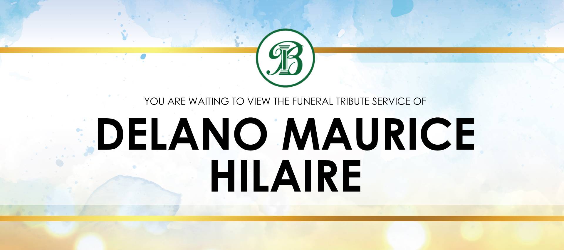 Delano Maurice Hilaire – Belgroves Funeral Home