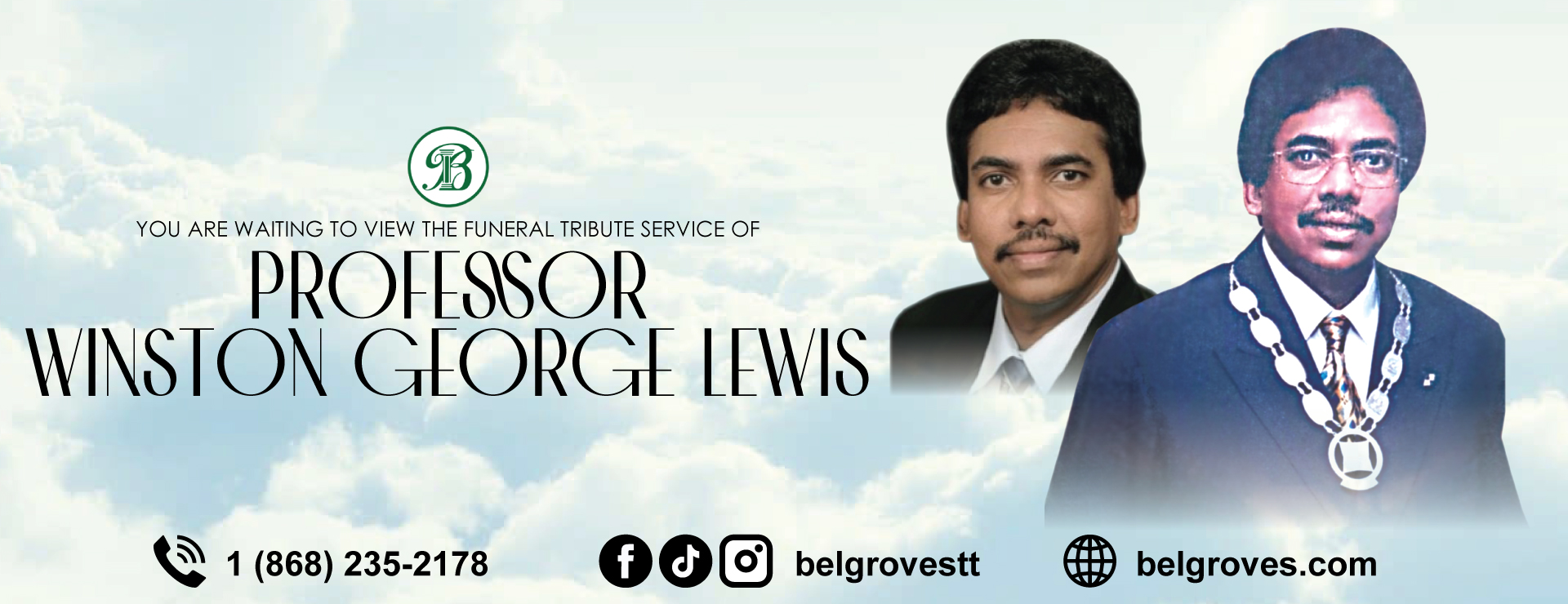 Professor Winston George Lewis - Belgroves Funeral Home