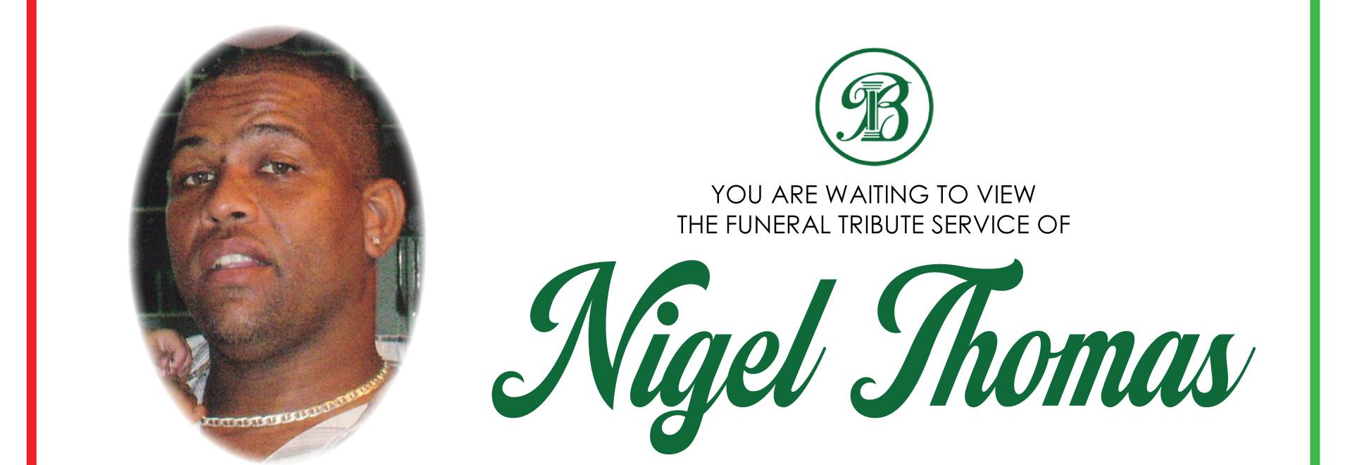 Nigel Thomas - Belgroves Funeral Home