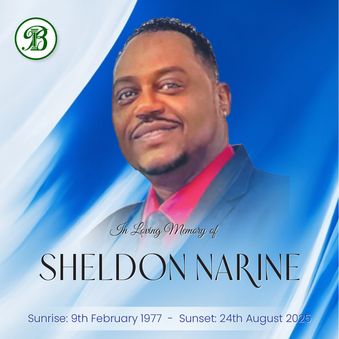 Sheldon Narine - Belgroves Funeral Home